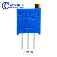 China 3296 Series Multi-Turn Trimmer Potentiometer 0.5W 28±2 Turns 10Ω-5MΩ Resistance Range for sale