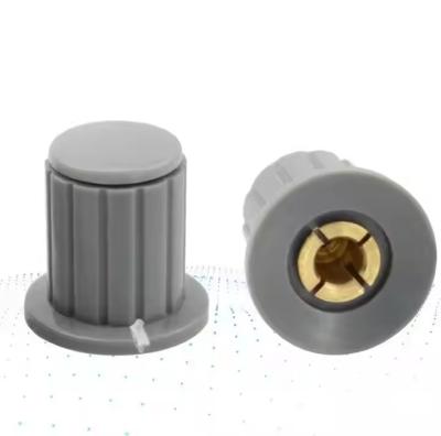 China KYP16-16 16mm Bakelite Plastic Potentiometer Knob 4mm 6mm 6.4mm Aperture for sale