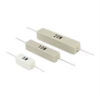China RX27 Cement Resistor 5W 10W 20W Power Rating with 0.1Ω-10kΩ Resistance Range for High-Current Applications for sale