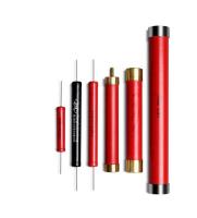 China 5W High Voltage Metal Film Resistor 1-10MΩ ±5% Tolerance 9mm x 50mm Non-Inductive RI80 Series for sale