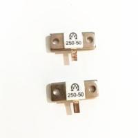China 250 Watt High Power RF Resistor Flange 50 Ohm 0-1.5GHz Copper Nickel Heat Sink for sale