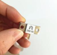 China 250 Watt 100 Ohms RF Termination Resistor Copper Nickel Plated Heat Sink 0~1.5GHz for sale