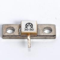 China 50W 30W RF Resistor 500V/mm Withstand Voltage Flange High Power Thick Film Non Inductive for sale