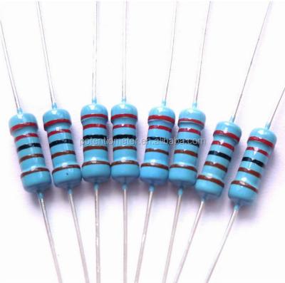 China KNP 1% Tolerance Metal Film Resistor 1W-5W Power Rating 0.01-100kΩ Resistance for sale