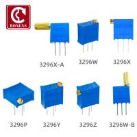 China BONENS 3296W Multi-Turn Trimmer Potentiometer 10Ω to 5MΩ Cermet ±10% Tolerance for sale