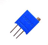 China 3296W Cermet Trimmer Potentiometer Multi-Turn Adjustable Resistor 100Ω to 1MΩ 0.25W for sale