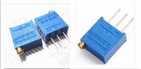 China 3296W Cermet Trimmer Potentiometer Multi-Turn Adjustable Resistor 100Ω to 1MΩ 0.25W for sale