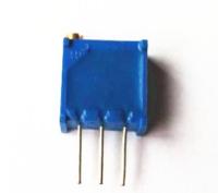 China 3296W Cermet Trimmer Potentiometer Multi-Turn Adjustable Resistor 100Ω to 1MΩ 0.25W for sale