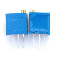 China 3299 Glass Glaze Resistor Trimmer Potentiometer 10Ω-5MΩ 0.5W Rated Power for sale