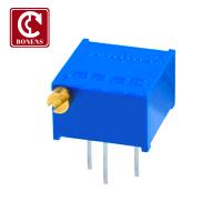 China 3299 Glass Glaze Resistor Trimmer Potentiometer 10Ω-5MΩ 0.5W Rated Power for sale