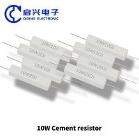 China 5W to 100W Power Ceramic Cement Resistor with 0.1Ω to 10kΩ Range for Industrial Applications for sale