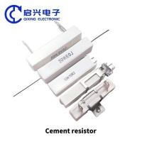 China 5W to 100W Power Ceramic Cement Resistor with 0.1Ω to 10kΩ Range for Industrial Applications for sale