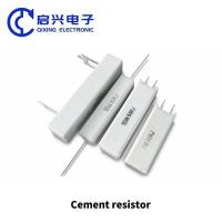 China 5W 10W Cement Resistor 0.1Ω-10kΩ Range with Shock & Heat Resistance for Power Applications for sale