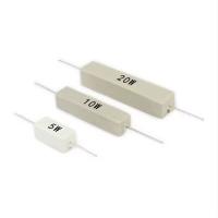 China RX27 Cement Resistor 5W 10W 20W Power Rating with 0.1Ω-10kΩ Resistance Range for High-Current Applications for sale