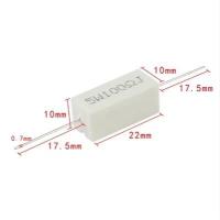 China RX27 Cement Resistor 5W 10W 20W Power Rating with 0.1Ω-10kΩ Resistance Range for High-Current Applications for sale