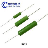 China RX24 Gold Aluminum Housed Wirewound High Power Resistor 10W to 1000W 5% Tolerance for sale