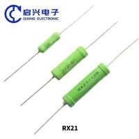 China RX24 Gold Aluminum Housed Wirewound High Power Resistor 10W to 1000W 5% Tolerance for sale