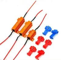 China RX24 Gold Aluminum Housed Wirewound High Power Resistor 10W to 1000W 5% Tolerance for sale