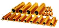 China RX24 50W 6Ω Gold Aluminum Housed Wirewound Resistor for CANbus Automotive & Industrial Applications for sale
