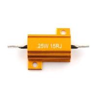 China Gold Aluminum Housing Wirewound Resistor 50W 6R HID Decoding Resistor RXG24 for sale