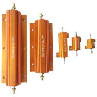 China Gold Aluminum Housing Wirewound Resistor 50W 6R HID Decoding Resistor RXG24 for sale