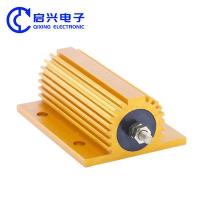China Gold Aluminum Housing Wirewound Resistor 50W 6R HID Decoding Resistor RXG24 for sale