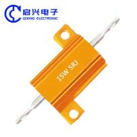 China Gold Aluminum Housing Wirewound Resistor 50W 6R HID Decoding Resistor RXG24 for sale