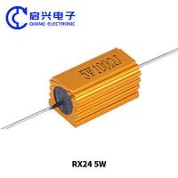 China 50W 6 Ohm Gold Aluminum Shell Wirewound Resistor for Car LED Lights Stable Performance for sale