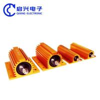 China Gold Aluminum Housing Wirewound Resistor 50W 6R HID Decoding Resistor RXG24 for sale