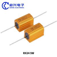 China 50W 6 Ohm Gold Aluminum Shell Wirewound Resistor for Car LED Lights Stable Performance for sale