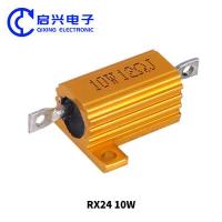 China 50W 6 Ohm Gold Aluminum Shell Wirewound Resistor for Car LED Lights Stable Performance for sale