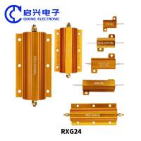 China High Power Wirewound Resistor 250W Gold Aluminum Shell RXG24 for sale