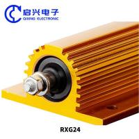 China High Power Wirewound Resistor 250W Gold Aluminum Shell RXG24 for sale