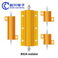 China High Power Wirewound Resistor 250W Gold Aluminum Shell RXG24 for sale
