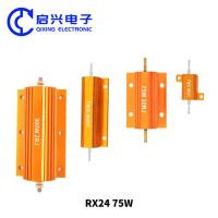 China High Power Wirewound Resistor 250W Gold Aluminum Shell RXG24 for sale