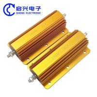 China High Power Wirewound Resistor 25W Green Aluminum Case Resistor RXG24 for sale