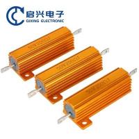 China High Power Wirewound Resistor 25W Green Aluminum Case Resistor RXG24 for sale