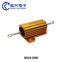 China Gold Aluminum Shell Wire Wound Resistor 50W 5% Turn Signal Resistor for LED Car Lights for sale