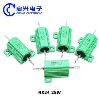 China RI80 300W Cylindrical Glazed Resistor 310x37mm Non-Inductive High Power for sale