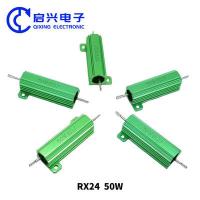China RI80 300W Cylindrical Glazed Resistor 310x37mm Non-Inductive High Power for sale