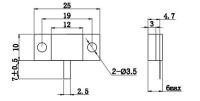 China Flange Mount RF Resistor 1-100 Ohm ±5% Tolerance DC-1GHz Frequency Range for sale