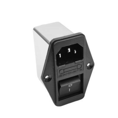 China DAI1 Series IEC Socket EMI Power Filter 1A 10A 250VAC for Inverter Equipment for sale