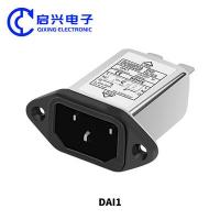 China DAI1 Series IEC Socket EMI Power Filter 1A 10A 250VAC for Inverter Equipment for sale
