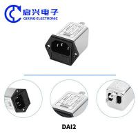 China DAI1 Series IEC Socket EMI Power Filter 1A 10A 250VAC for Inverter Equipment for sale