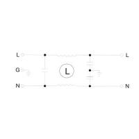 China DAI1 Series IEC Socket EMI Power Filter 1A 10A 250VAC for Inverter Equipment for sale