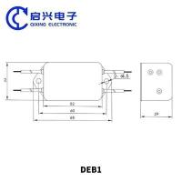 China Three Phase Power Filter DAC1 Series 6A to 20A Rated Current 380VAC 440VAC for sale
