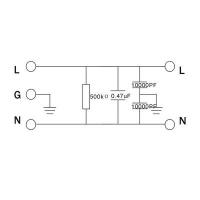 China Three Phase Power Filter DAC1 Series 6A to 20A Rated Current 380VAC 440VAC for sale
