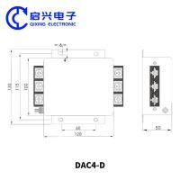 China DAC4-D Series Three-Phase EMI Filter 40A 100A 380VAC 440VAC Power Supply for sale