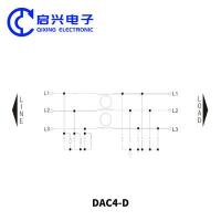 China DAC4-D Series Three-Phase EMI Filter 40A 100A 380VAC 440VAC Power Supply for sale