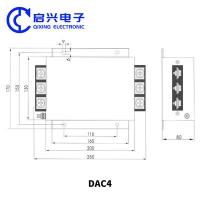China DAC41-D Series Three Phase EMI Filter 6A-30A 380VAC 440VAC Power Supply Noise Filter for sale